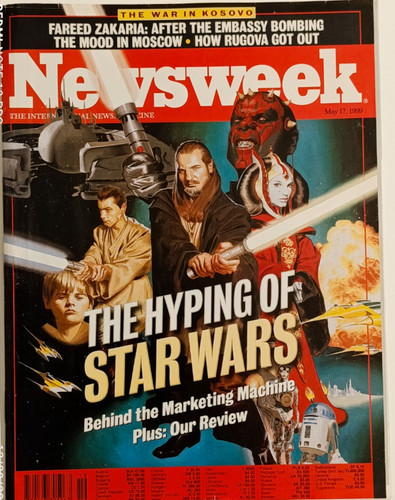 NEWSWEEK MAY 1999 " THE HYPING OF STAR WARS " | eBay