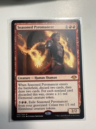 1 x Seasoned Pyromancer - Double Masters 2022 - NM-Mint - MTG | eBay