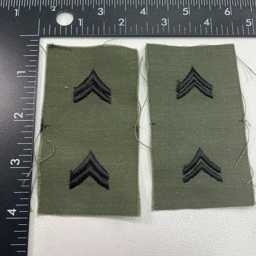 2 Patch -"ish" Cloths of 2 Each SPC SPECIALIST US Army Collar Rank 31Z2 ...
