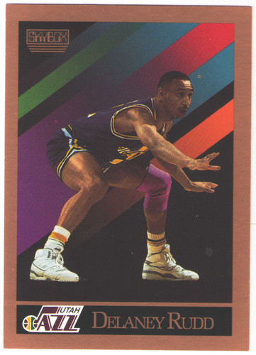 1990-91 SkyBox NBA Sport Card. #283. Delaney Rudd. | eBay
