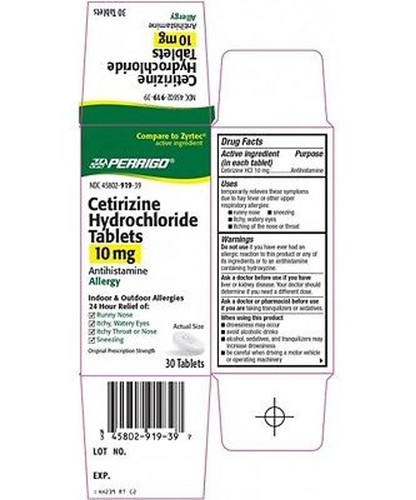 (2PK) Perrigo Allergy 10 mg Antihistamine, 30 Tablets 345802919397VL | eBay