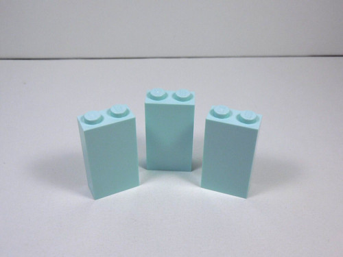 LEGO Lot of 3 Aqua 1x2x3 Wall Bricks N10 | eBay