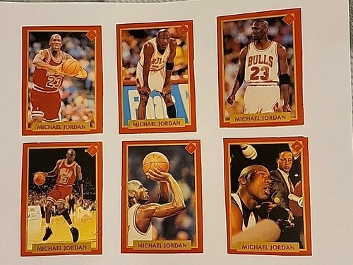 MICHAEL JORDAN 1991 Tuff Stuff Jr Chicago Bulls 6 CARD LOT | eBay