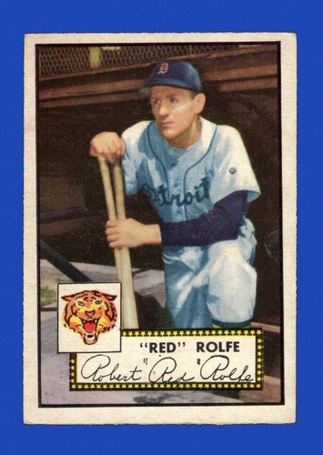 1952 Topps Set-Break #296 Red Rolfe Mg VG-VGEX *GMCARDS* | eBay