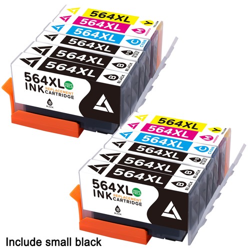 12 Combo Pack Ink Cartridge For HP 564XL 564 PhotoSmart 7525 7515 4610 ...