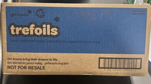 Girl Scout Cookies Trefoils 1 Case- 12 Boxes 2025 Trefoil Cookies | eBay