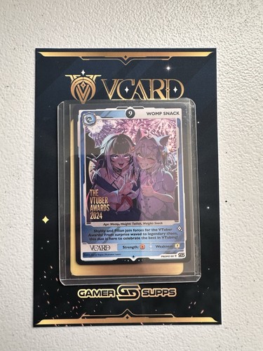 Gamer Supps VCard Vtuber Awards 2024 Promo Card 001 - Womp Snack - 9 | eBay