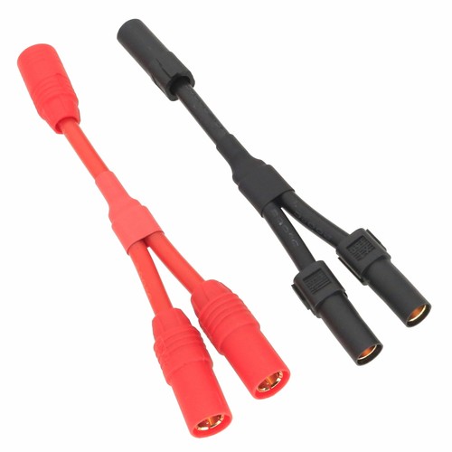Parallel Wire AS150 XT150 1 Male to 2 Female Y cable 10AWG 5CM+5CM ...