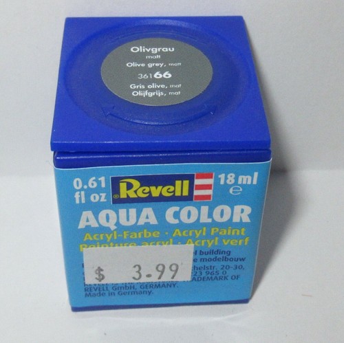 Revell Aqua Color Acrylic Paint (18ml) Matt Olive Grey 66 #36166 NEW | eBay
