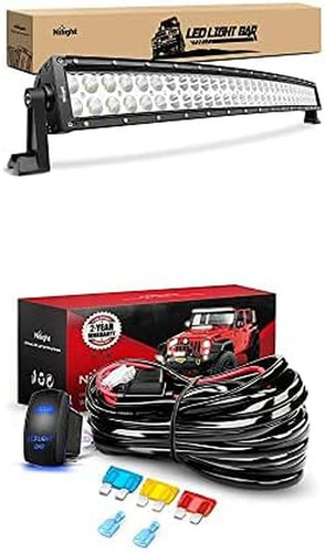 LED Light Bar 32Inch 180W Curved Spot Flood Combo Led off Road Lights ...