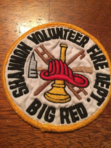 Shannon Volunteer Fire Department Patch, Big Red. Shannon Mississippi ...