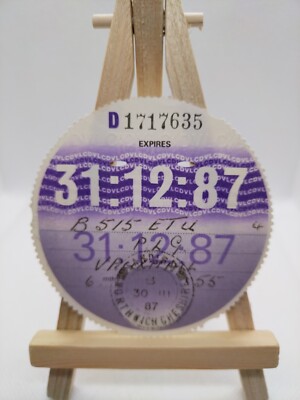 Original Tax Disc for sale | eBay