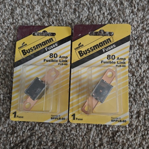 NOS Cooper Bussmann FLB-80 Fusible Link 80A (Lot of 2) - New Old Stock ...