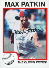 Max Patkin Baseball Trading Card Database
