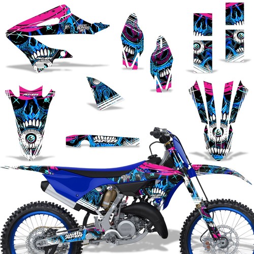 Dirt Bike Skins Graphics Kit Decal Sticker Wrap For Yamaha YZ125 YZ250 ...