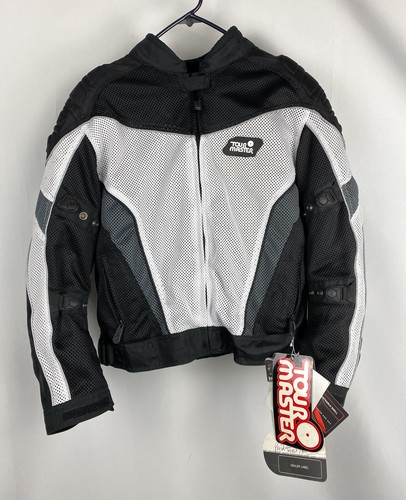 Tourmaster Intake Womens Motorcycle Jacket Size L (12-14) Padded Quilt ...