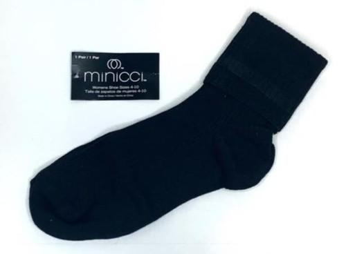 4 PAIR - MINICCI WOMEN'S TROUSER SOCKS - BLACK - SHOE SIZE - 4-10 | eBay