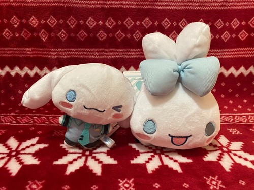 Hatsune Miku x Cinnamoroll Winking Cinnamoroll and Nesoberi Plush ...