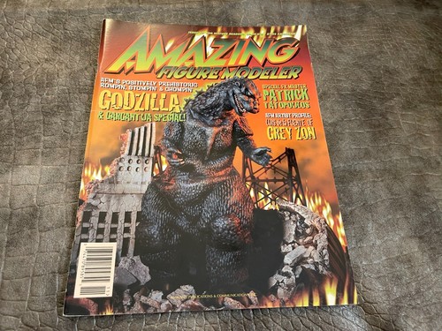 #12 AMAZING FIGURE MODELER model magazine GODZILLA | eBay