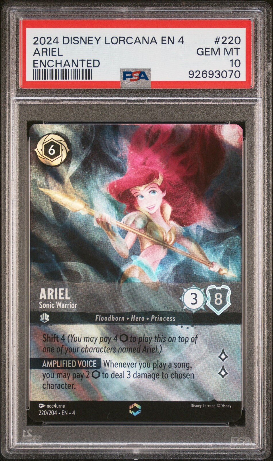 Ariel - Sonic Warrior 2024 Ursula's Return #220/204 Enchanted ...