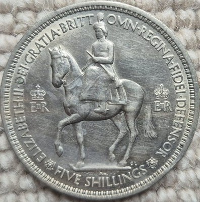 1953 Five Shilling Coin for sale | eBay UK