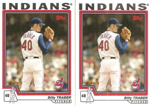 2 CARD BASEBALL CARD LOT OF BILLY TRABER 732 | eBay