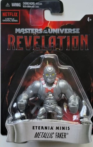 NEW Masters of the Universe Revelation Eternia Minis METALLIC FAKER 2 ...
