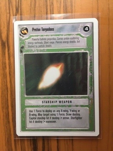 Proton Torpedoes x4 WB Premiere Unlimited Star Wars CCG NM swccg | eBay