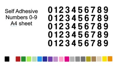 Self Adhesive Numbers products for sale | eBay