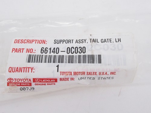 Genuine OEM Toyota 66140-0C030 Tailgate Lift Support Cylinder 2007-2019 ...
