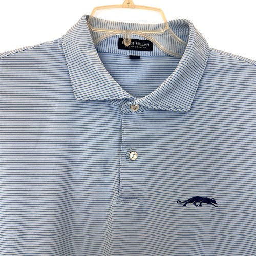 Peter Millar Grove XXIII 23 Golf Polo Shirt Mens XL Blue Michael Jordan ...