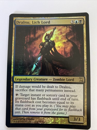 Dralnu, Lich Lord #237 Rare Near Mint Time Spiral | eBay