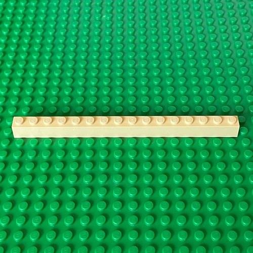 Part 2465 :: LEGO brand 1 x 16 Brick :: 1 pc :: Tan | eBay