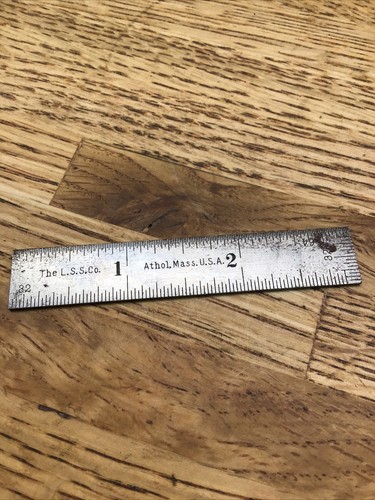 The L.S.S. Co. Starrett Ruler 3” - Hardened No.304 No.4 | eBay