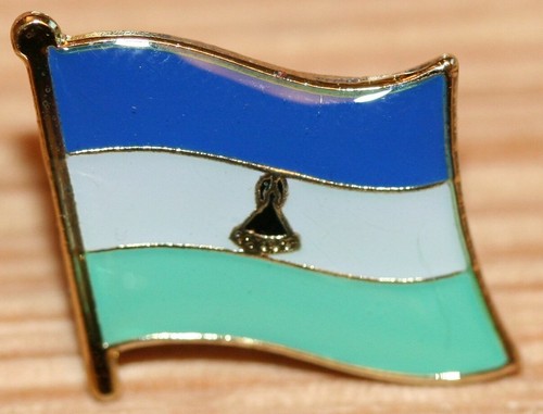 LESOTHO Africa Flag Country Metal Lapel Pin Badge | eBay