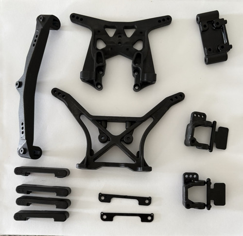 Team Associated SC10.2 T4.2 Shock Towers Body Mount C Hub Rear Toe ...