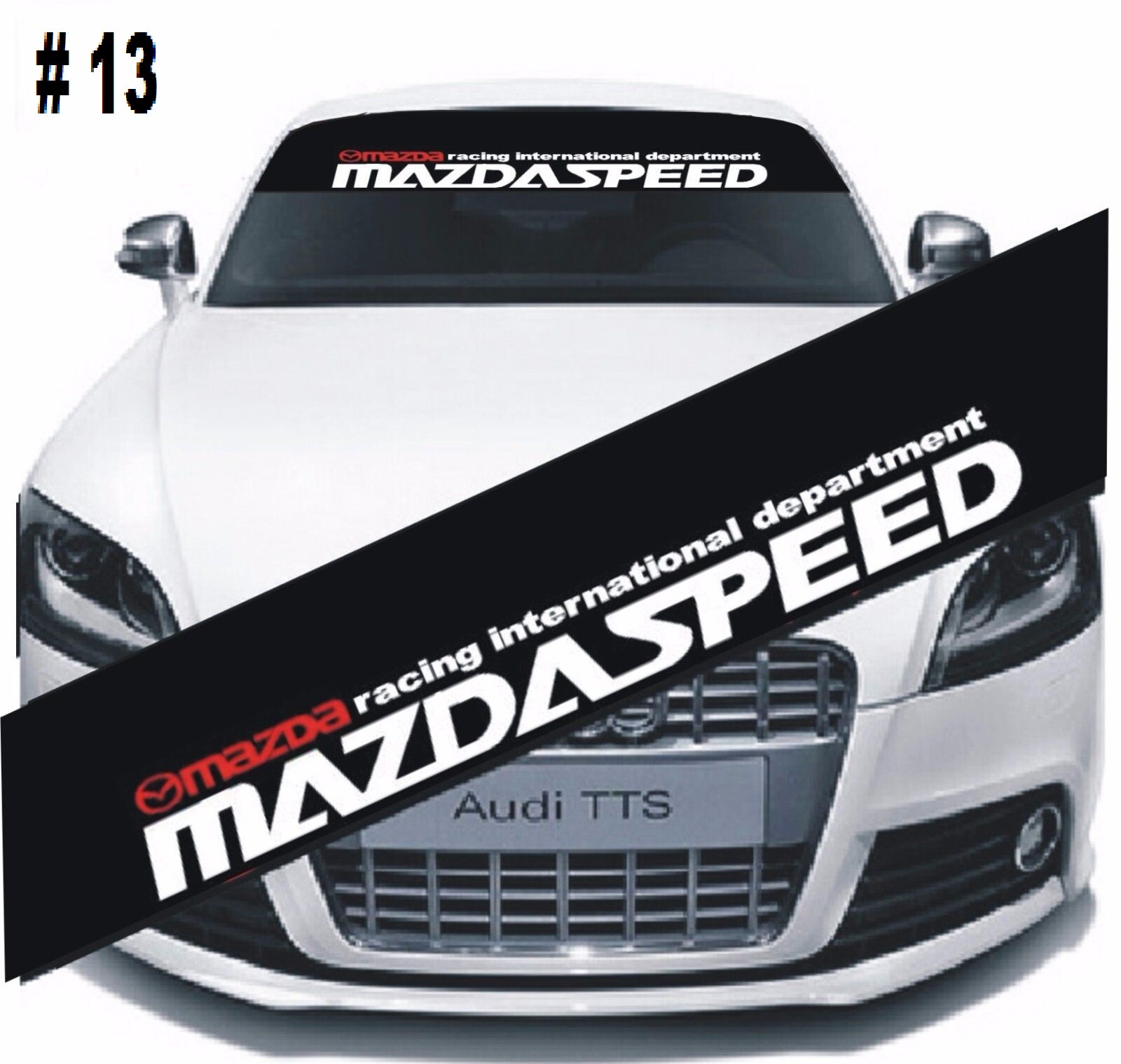 MAZDA SPEED 3 5 6 CX7 RX7 RX8 Mazdaspeed Decal sticker emblem logo ...