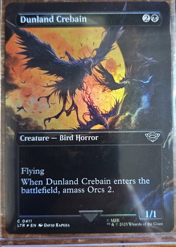 Dunland Crebain C 0411 FOIL Lord Of The Rings 2023 Magic The Gathering ...