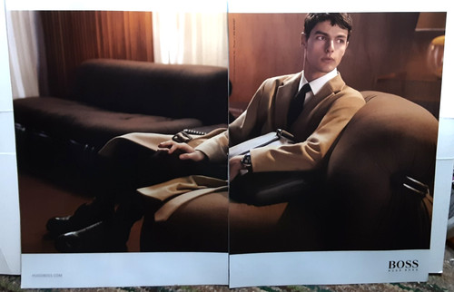 2017 Boss Hugo Boss Mens Fashion 2 Page Original Print ad Advertisement ...