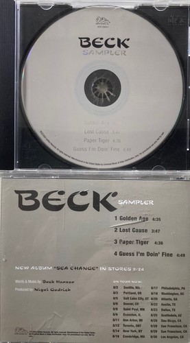 BECK Sea Change 4-track promo CD sampler | eBay