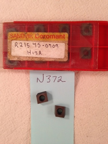 10 NEW SANDVIK R215.45-0709 CARBIDE INSERTS. GRADE: H13A. {N372} | eBay