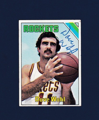 Dave Wohl signed Houston Rockets 1975 Topps basketball card | eBay