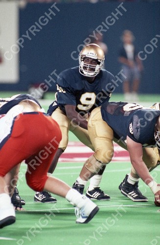 TONY RICE - NOTRE DAME FIGHTING IRISH - Vintage 35mm Football Negative ...