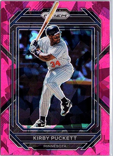 2023 Panini Prizm #190 Kirby Puckett Pink Ice Prizms | eBay