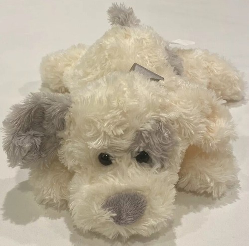 Best Made Toys Gray White PUPPY DOG Plush Stuffed Animal Soft Toy Heart ...