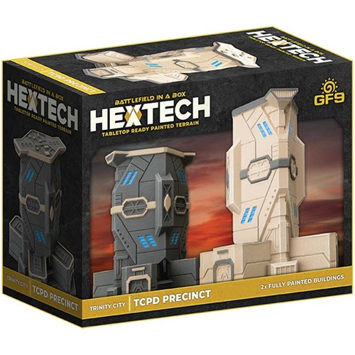 Battlefield in a Box Hextech: TCPD Precinct NIB Plastic Painted HEXT05 ...