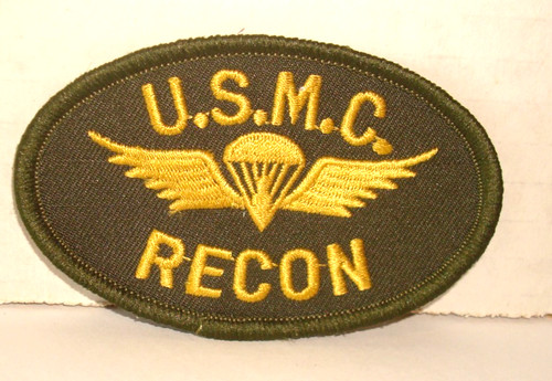 U.S.M.C. UNITED STATES MARINE CORPS RECON PATCH 3&1/2 inch wide | eBay