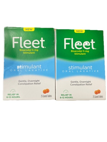 Lot 2 25 Ea Oral Laxative Stimulant, Overnight Constipation Relief ...