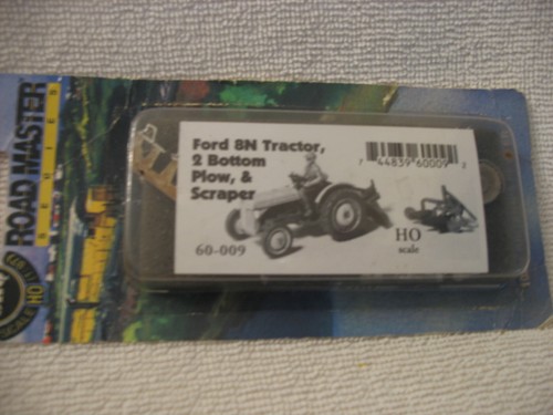 GHQ Ford 8NTractor w/2 Bottom Plow & Scraper #60-009 HO Scale | eBay