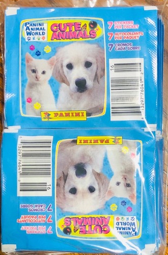 Panini - Cute Animals - 50 Pack Sticker Bundle | eBay